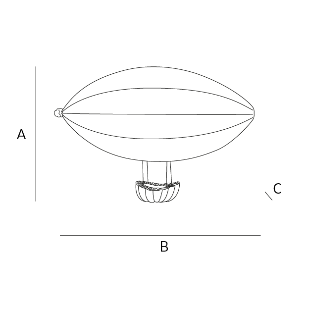 CHILDREN’S ZEPPELIN CEILING LAMPSHADE | Zara Home United States of America