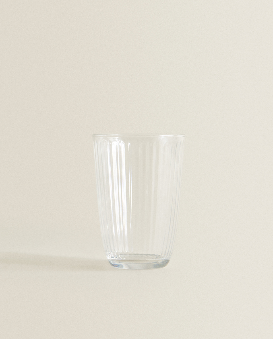 LINE GLASS SOFT DRINK TUMBLER - null | Zara Home United Kingdom LINE GLASS SOFT DRINK TUMBLER - null | Zara Home United Kingdom