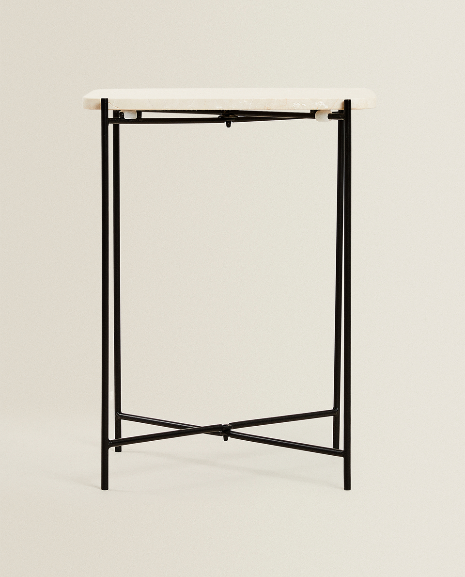 Marble Side Table Null Zara Home United Kingdom