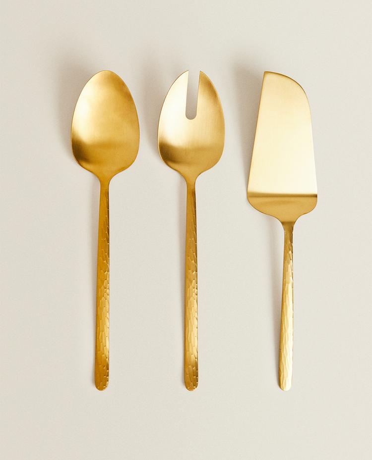 อุปกรณ์เสิร์ฟพร้อมด้ามจับโค้งเว้า (ยูนิต) | Zara Home Thailand