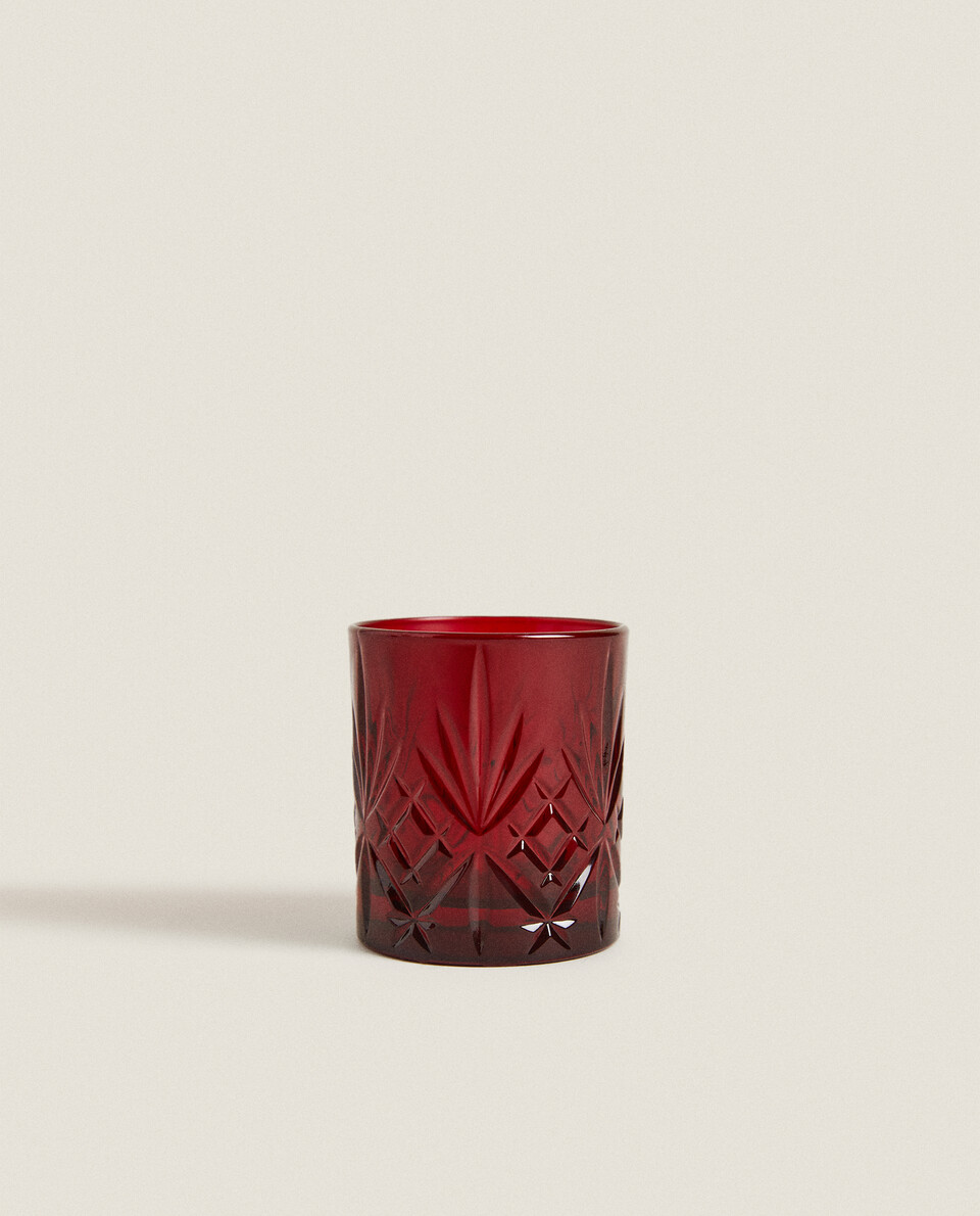 CHRISTMAS CRYSTALLINE ENGRAVED SHOT GLASS | Zara Home United Kingdom