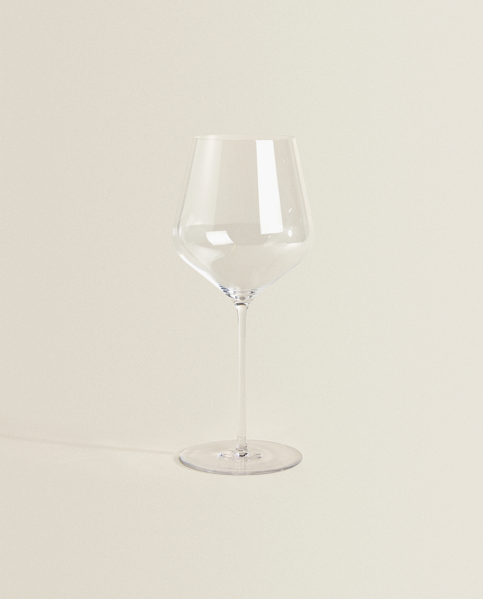 Blown Crystalline Wine Glass Zara Home United Kingdom