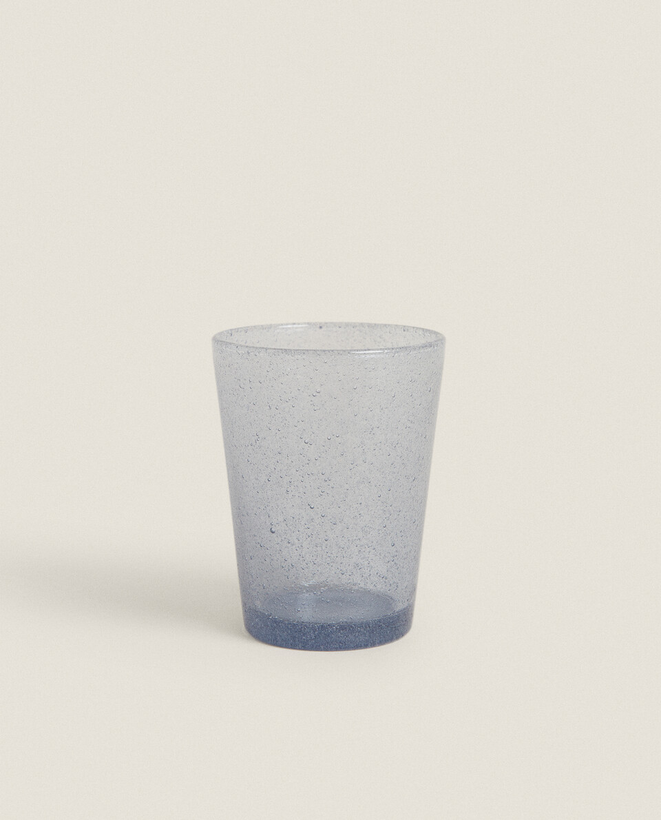 Bubble Effect Glass Tumbler Zara Home United Kingdom