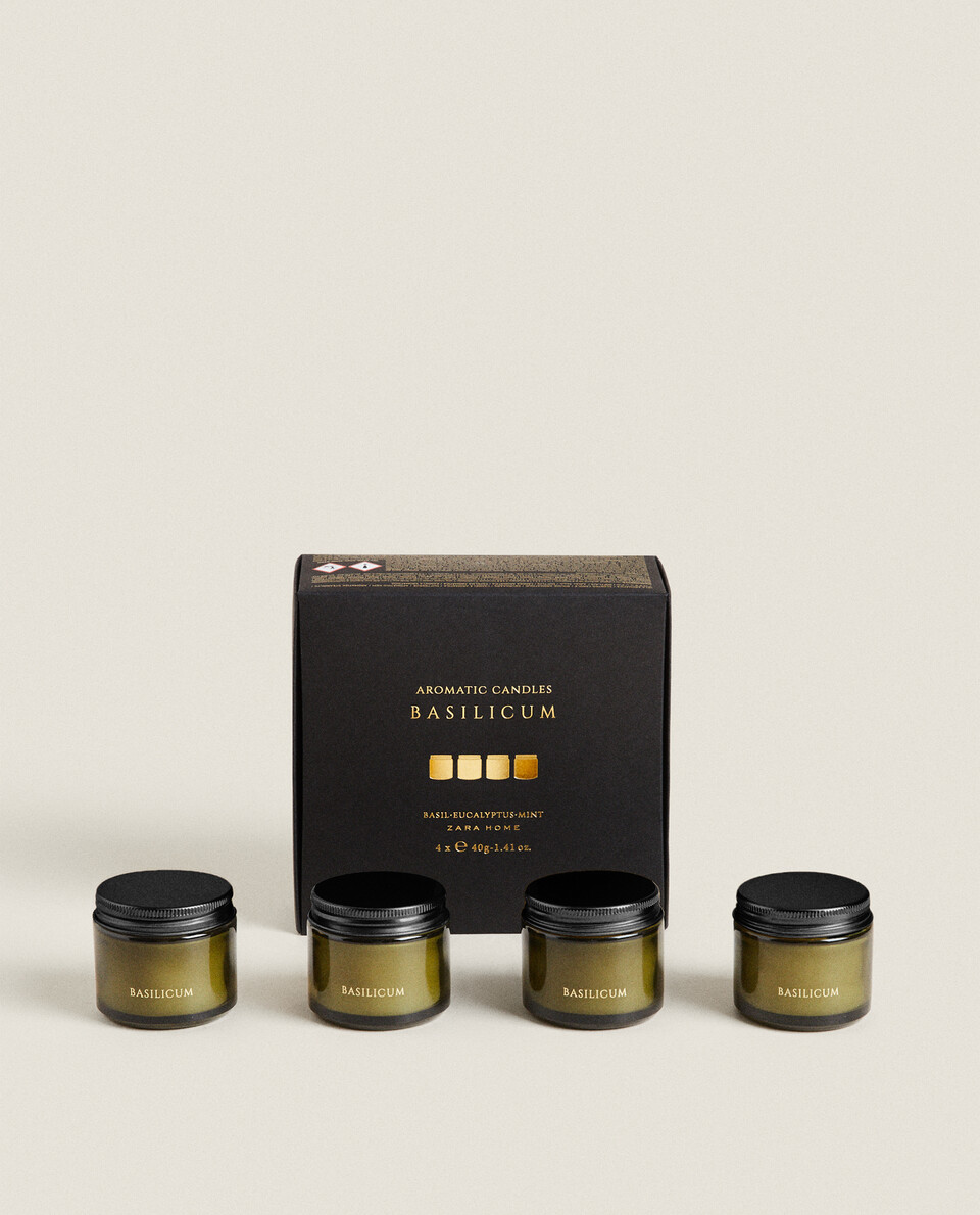MINIVELAS BASILICUM (CONJUNTO DE 4) | Zara Home Brasil