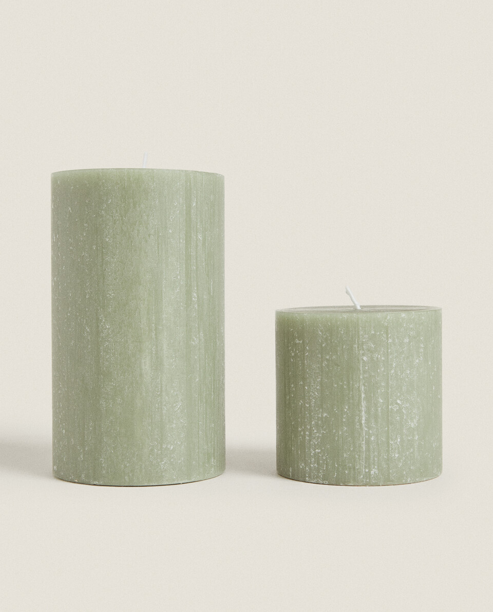 CYLINDRICAL CANDLE - CANDLES - LIVING ROOM - SALE | Zara Home United ...