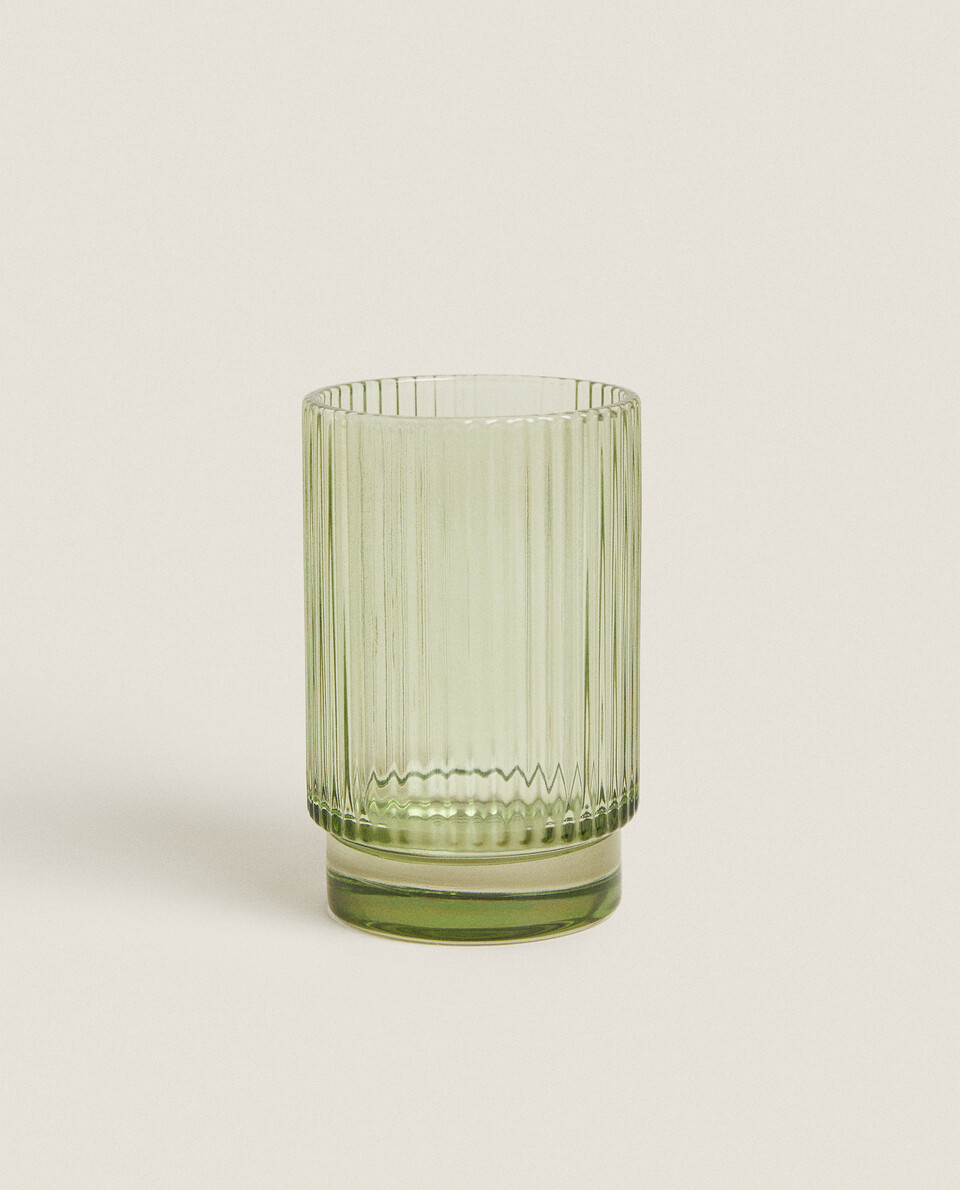 Raised Design Glass Tumbler Zara Home Uae Abu Dhabial Ainras Al