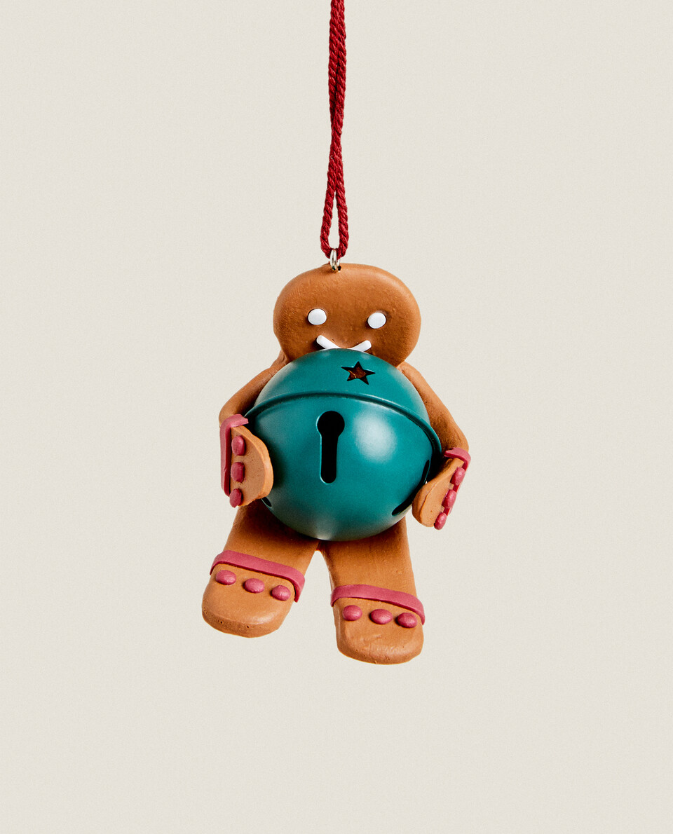 CHILDREN’S CHRISTMAS GINGERBREAD MAN DECORATION | Zara Home Ireland