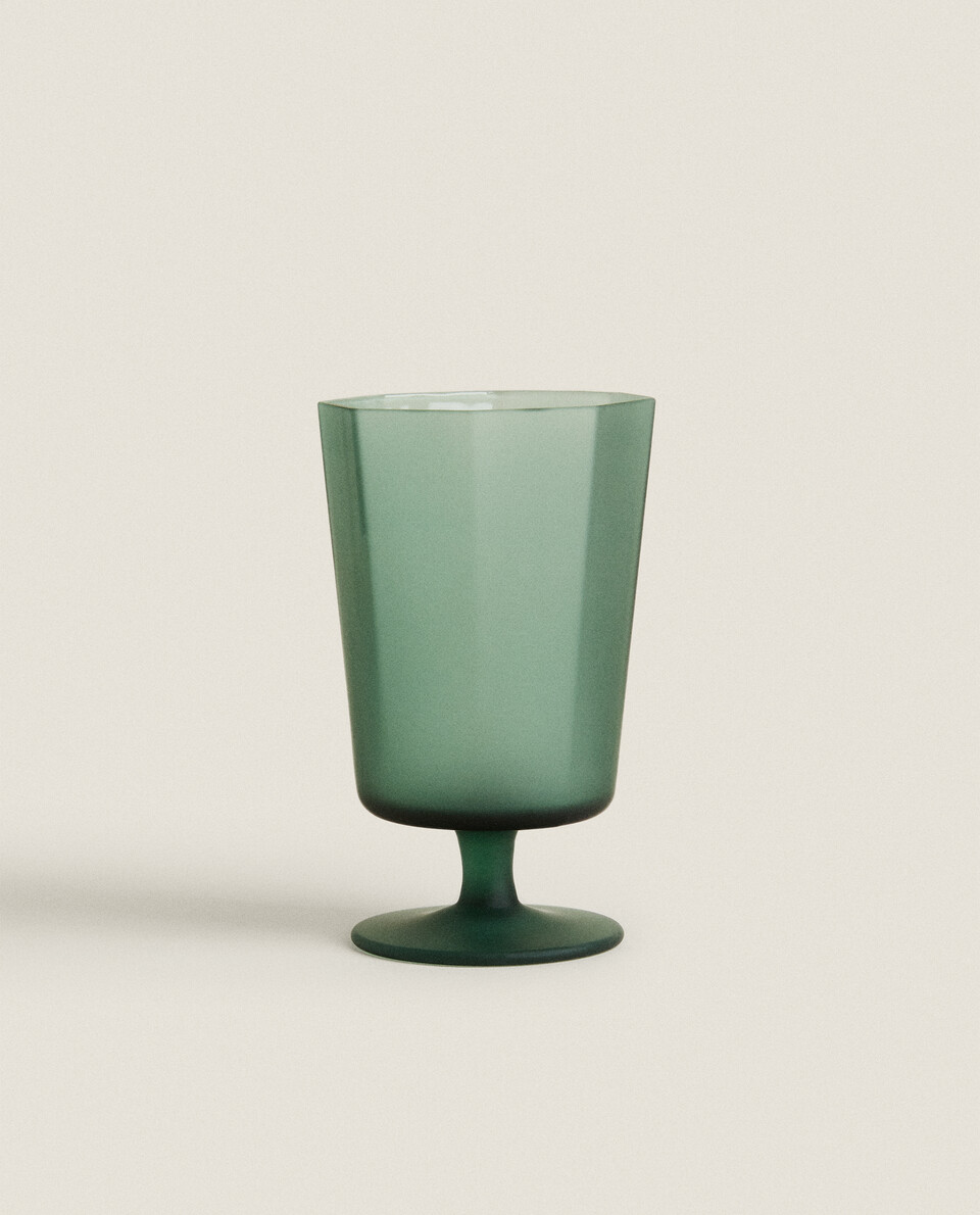 Cabana Glass Goblet Glassware Set Glassware Dining Zara Home Taiwan China 中国台湾