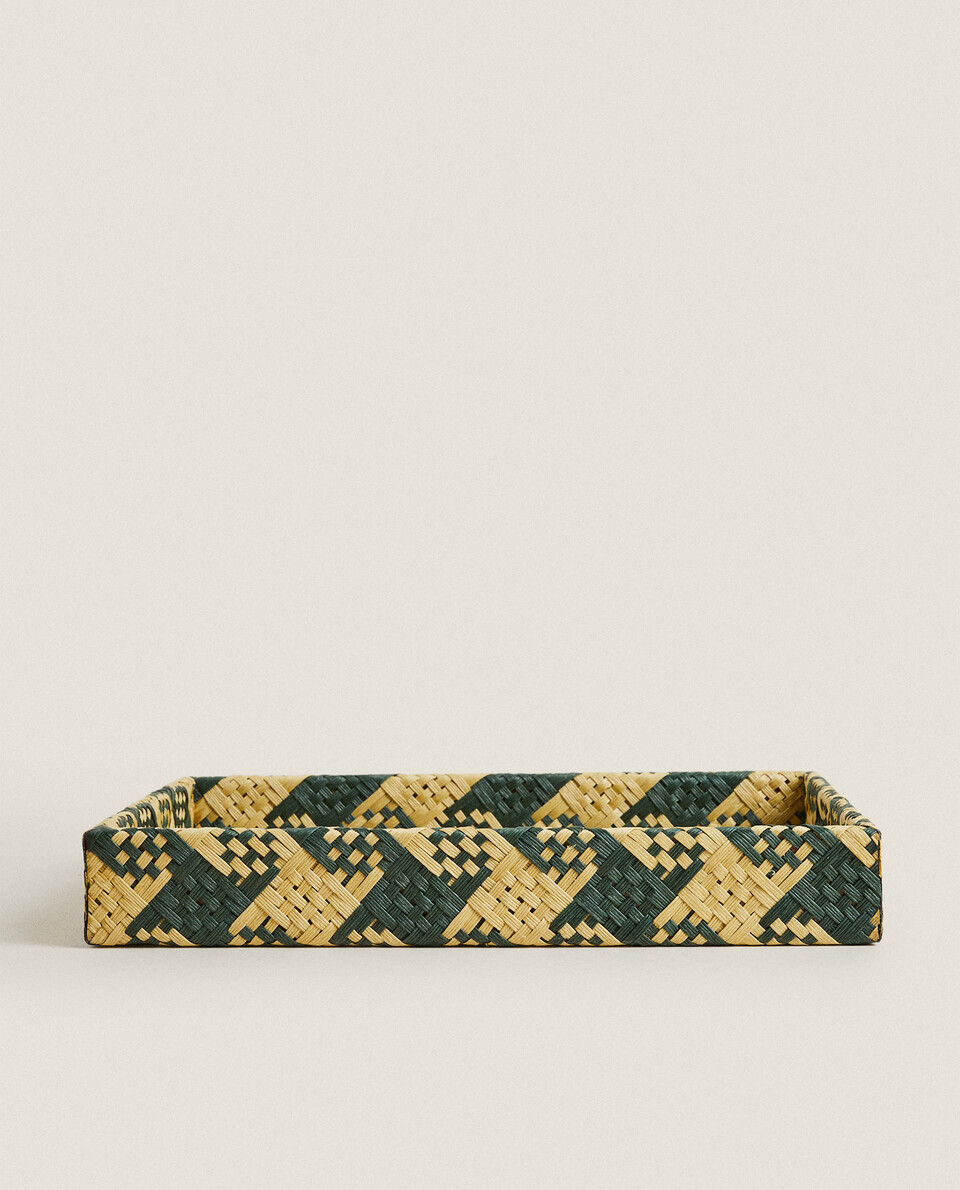 X WOVEN CABANA TRAY | Zara Home United States of America
