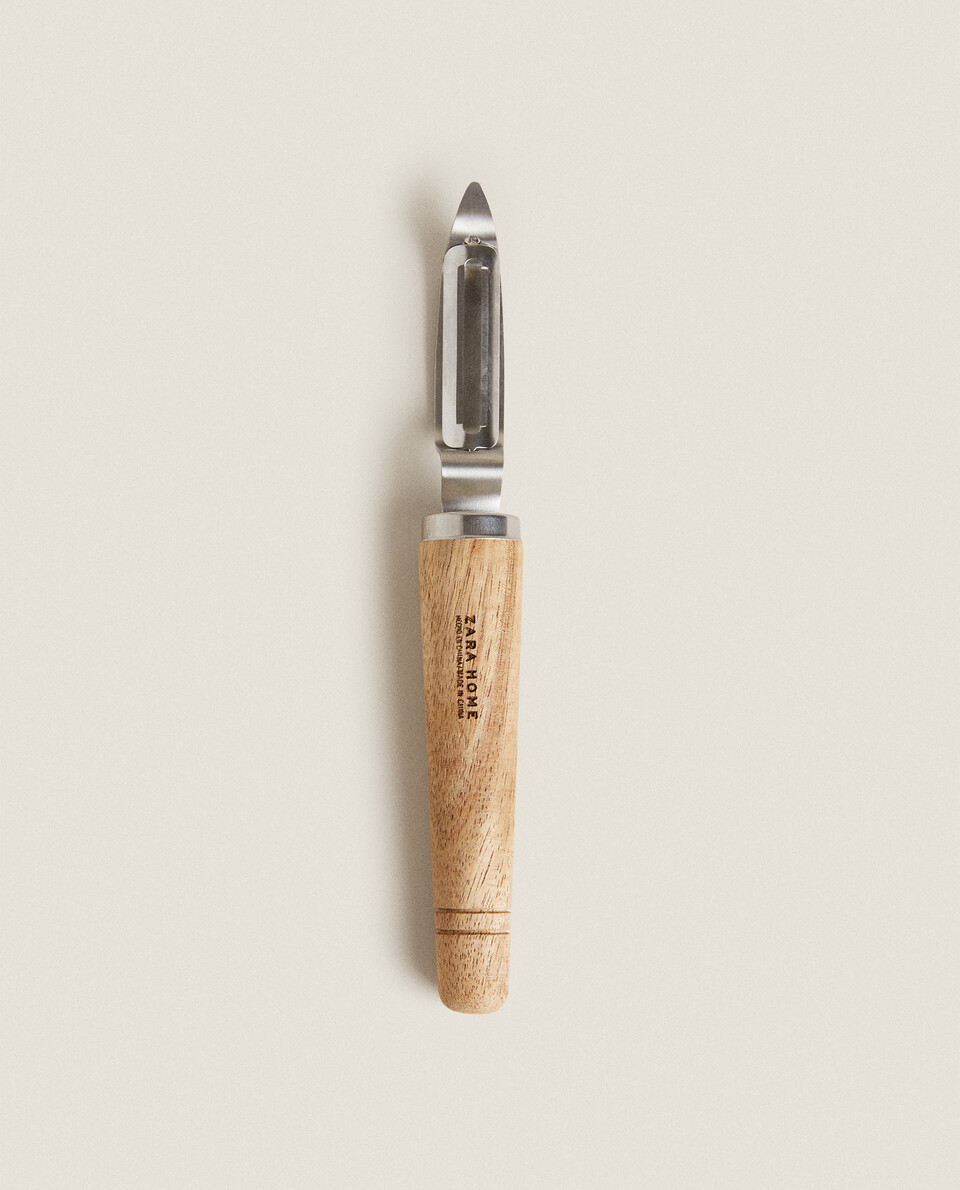 STEEL AND ACACIA WOOD VEGETABLE PEELER | Zara Home UAE - ABU DHABI/AL ...