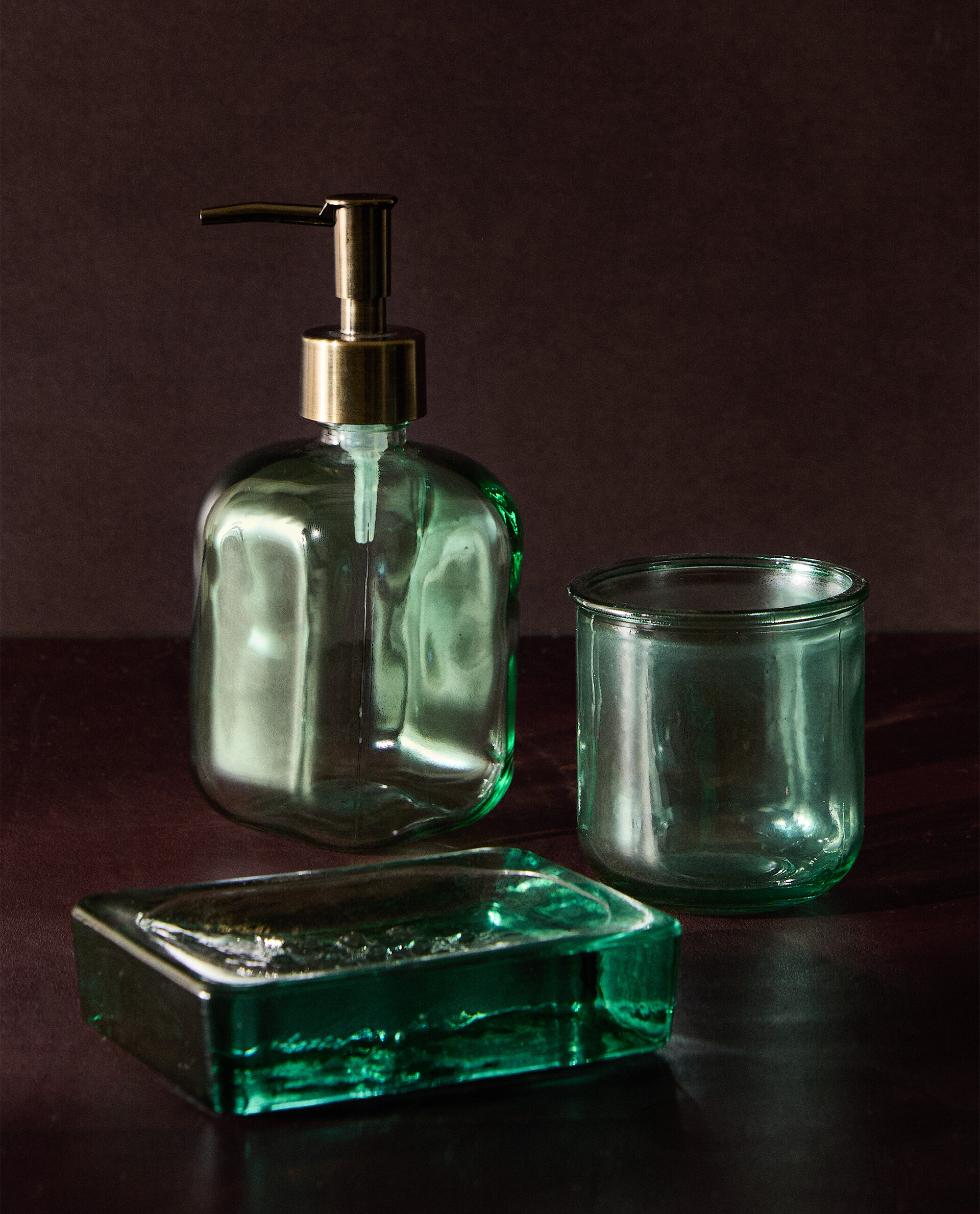 GREEN BATHROOM SET - Bathroom sets - BATHROOM ACCESSORIES - BATHROOM ...