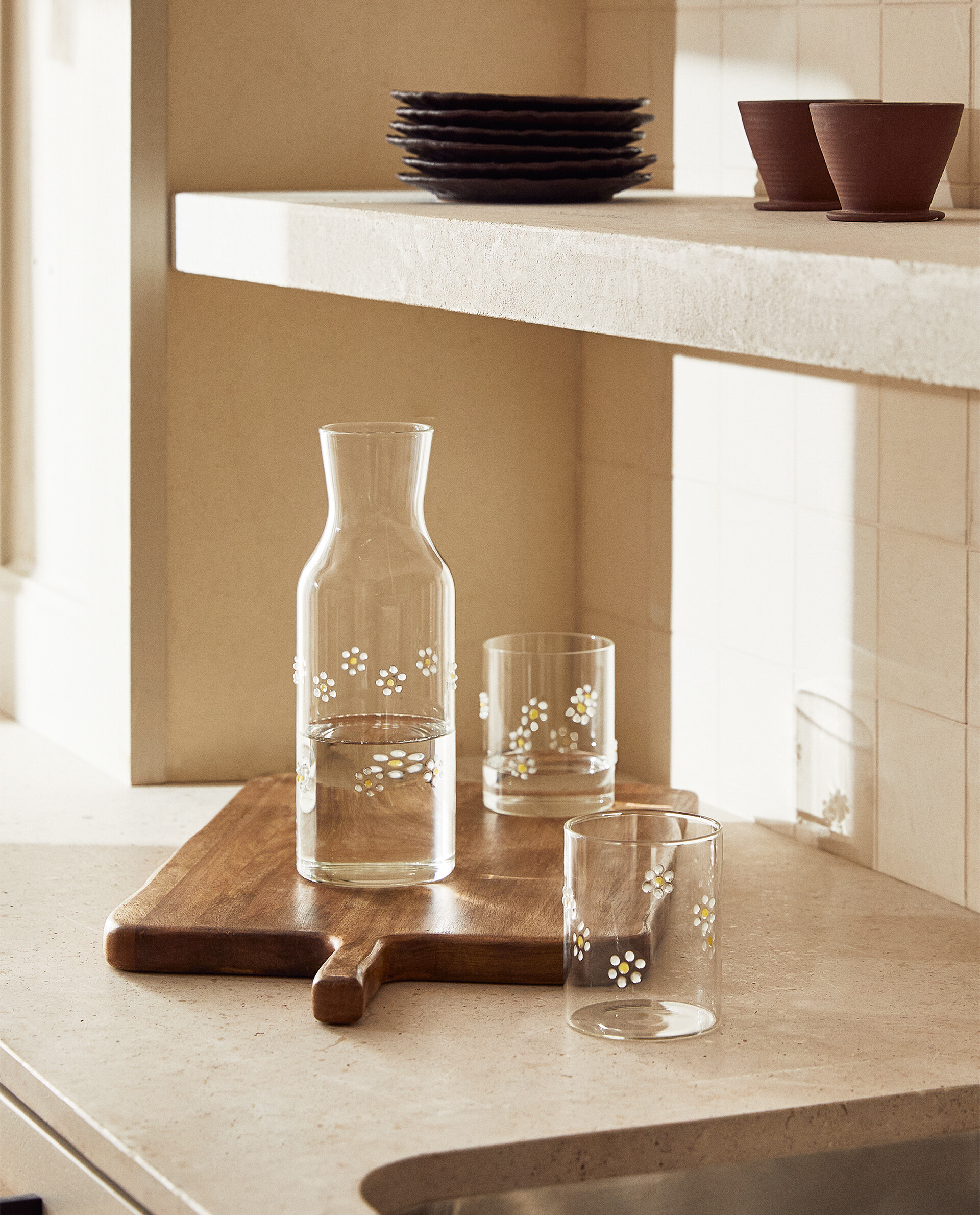 DAISY GLASSWARE SET - Sets - GLASSWARE - DINING - NEW COLLECTION | Zara ...