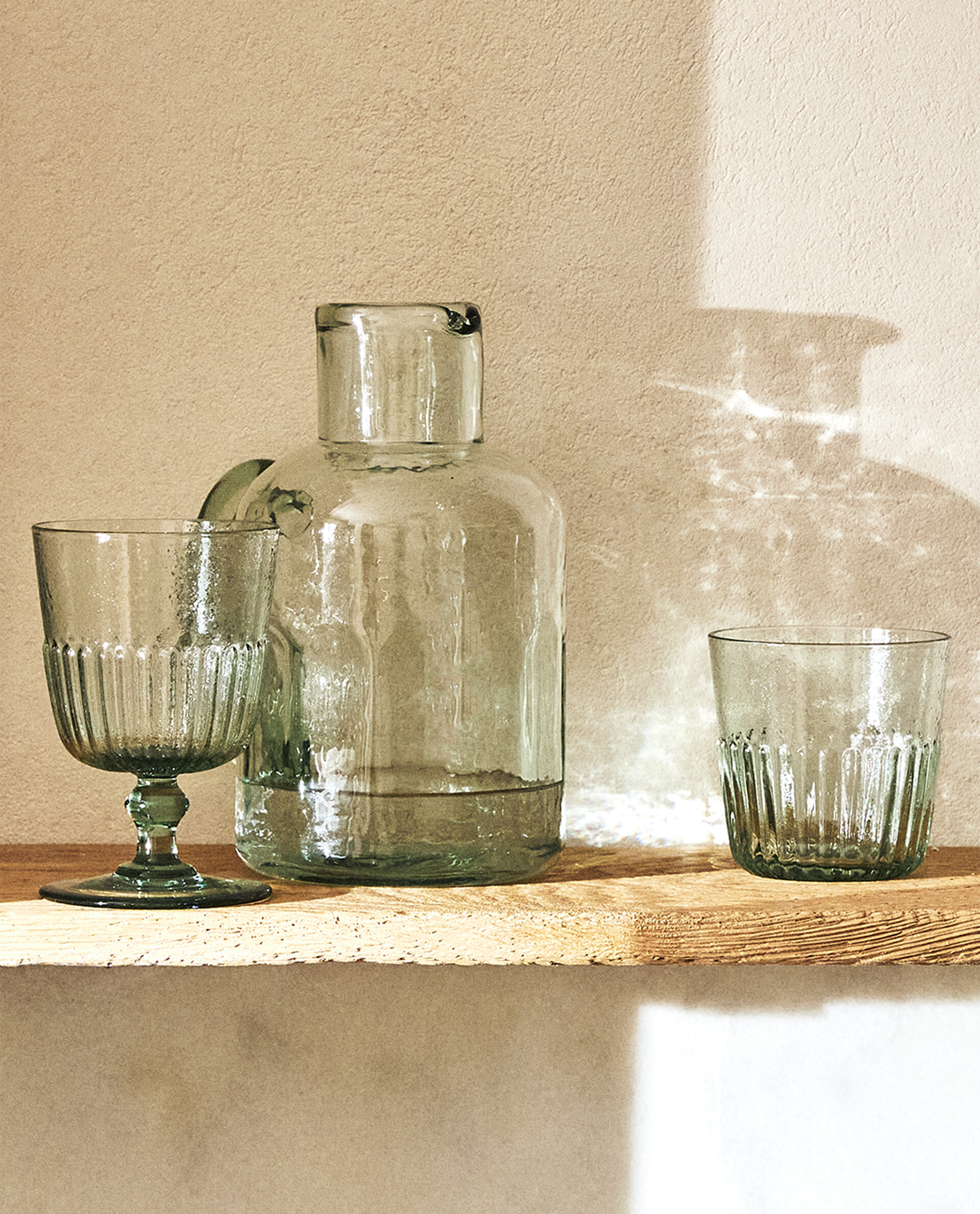 RAISED DESIGN GLASSWARE SET - Sets - GLASSWARE - DINING - NEW ...