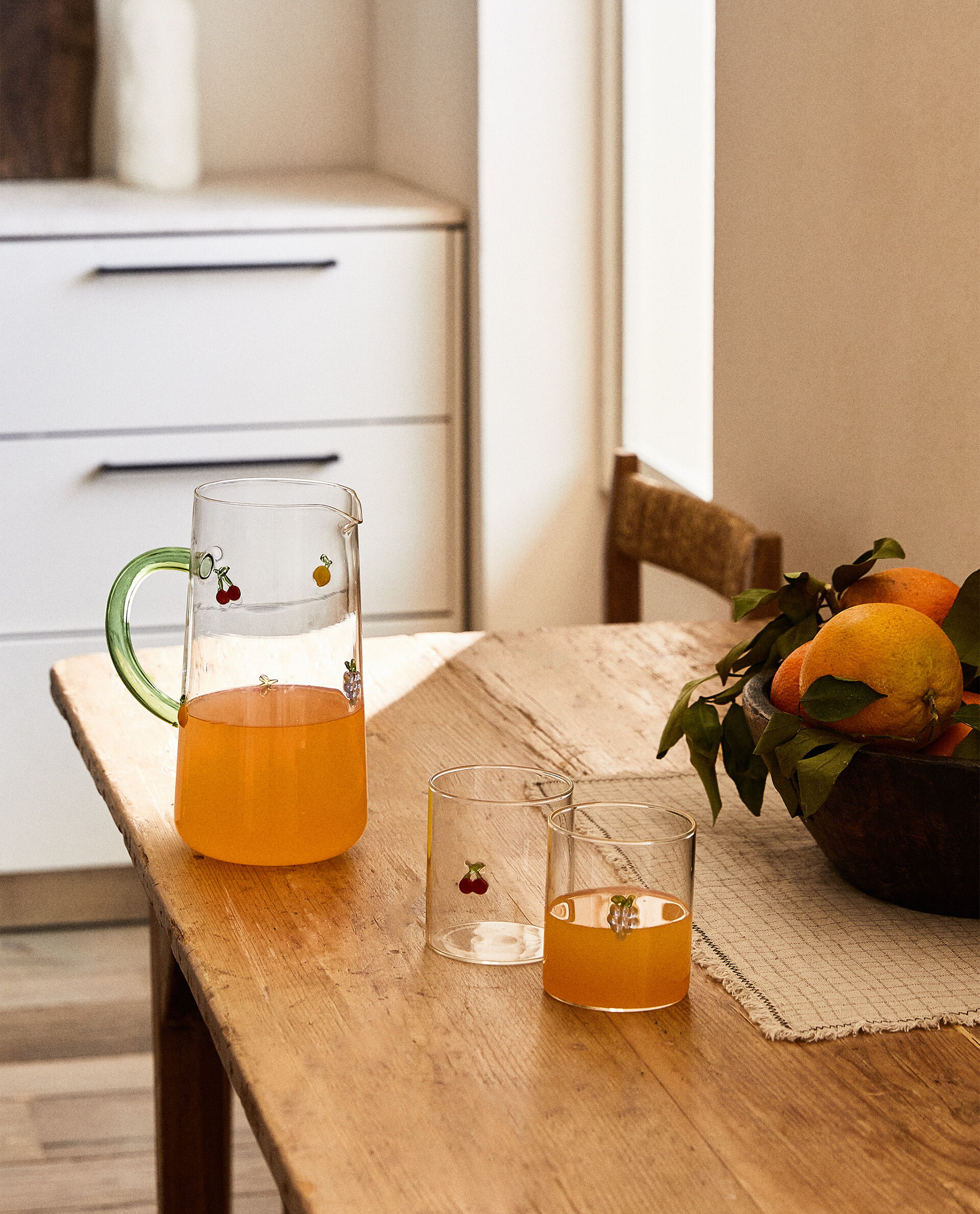 FRUIT DESIGN BOROSILICATE GLASSWARE SET - Sets - GLASSWARE - DINING ...