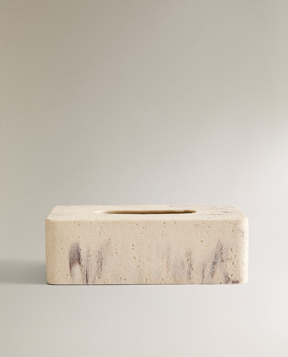 MARBLE-EFFECT TISSUE BOX | Zara Home UAE - ABU DHABI/AL AIN/RAS AL-KHAIMAH‎