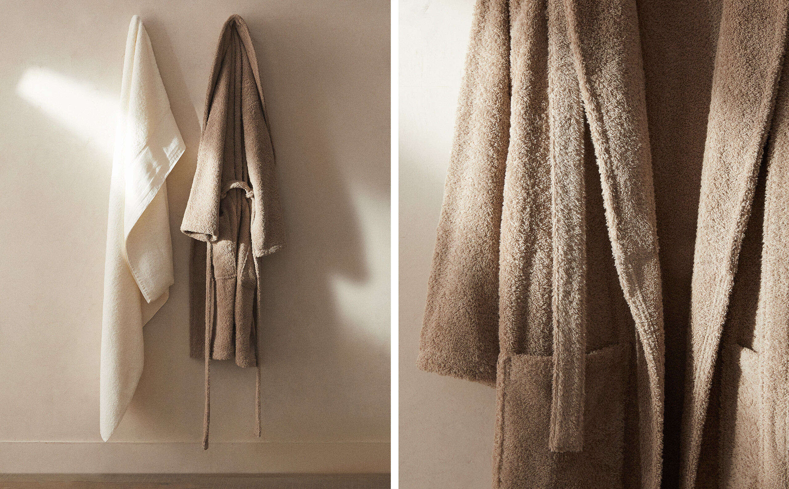 Badjassen en badslippers | Zara Home Nederland | New Collection