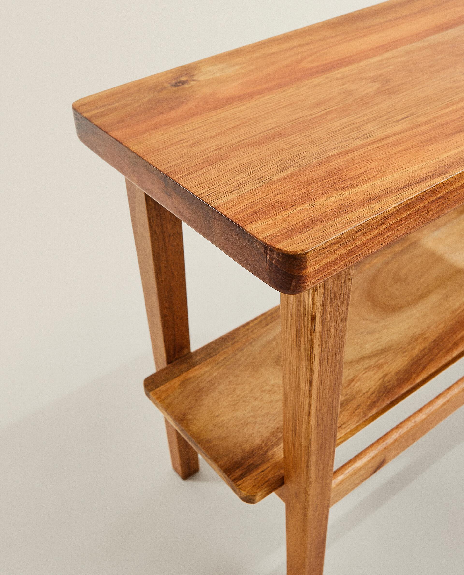 Acacia Wood Bench Zara Home United Kingdom