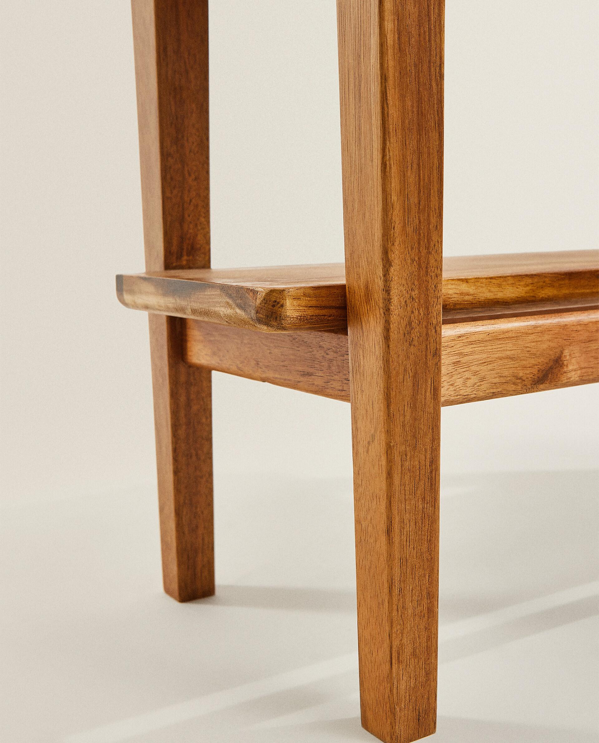 Acacia Wood Bench Zara Home United Kingdom