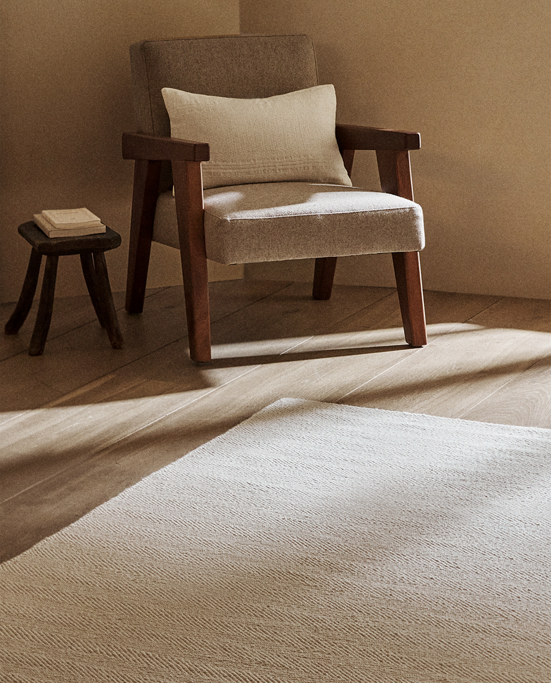 HERRINGBONE WOOL RUG | Zara Home United Kingdom