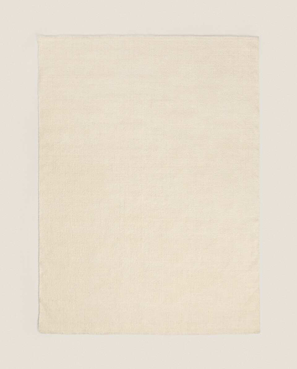PLAIN RECTANGULAR WOOL JUTE RUG | Zara Home Ελλάδα / Greece