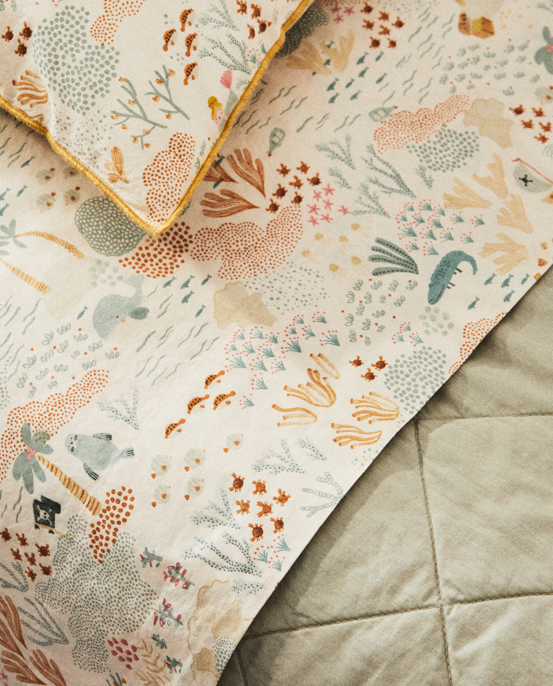 CHILDREN’S SEA PRINT FLAT SHEET | Zara Home Worldwide