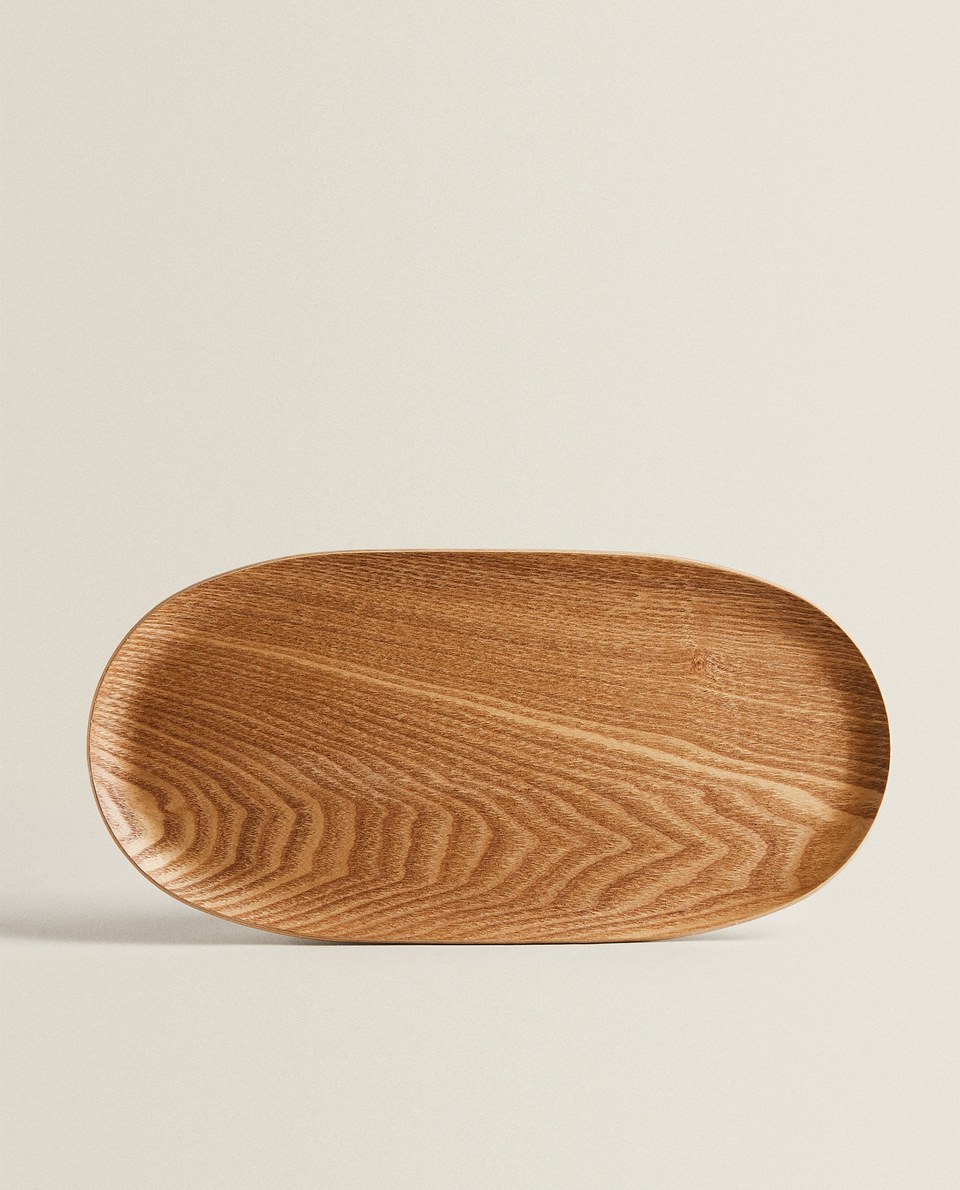 OVAL WOODEN TRAY | Zara Home Ελλάδα / Greece