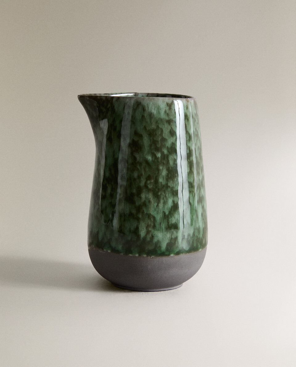 GREEN STONEWARE MILK JUG | Zara Home UAE - ABU DHABI/AL AIN/RAS AL-KHAIMAH‎