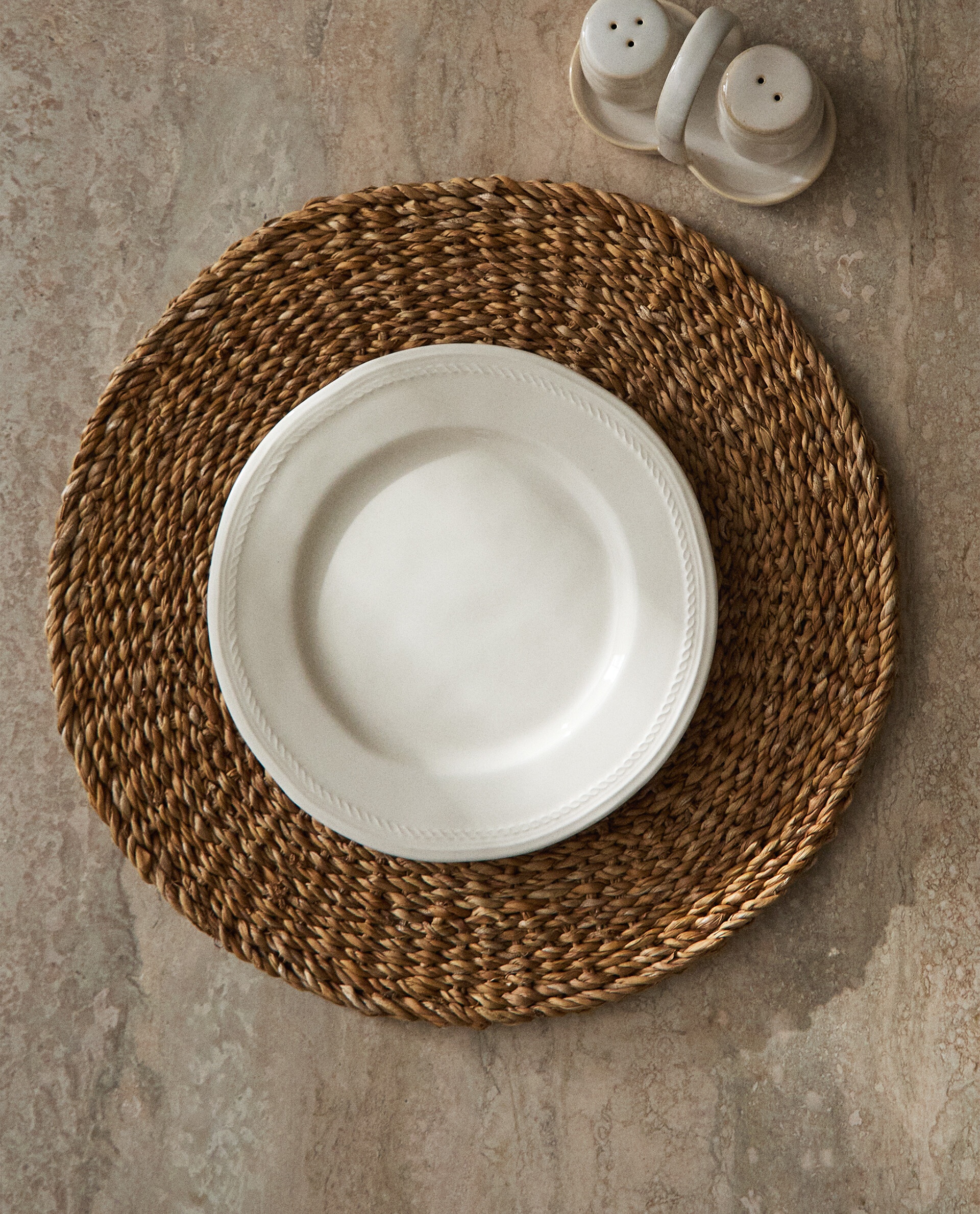 SET DE TABLE FIBRE TRESSÉE | Zara Home France