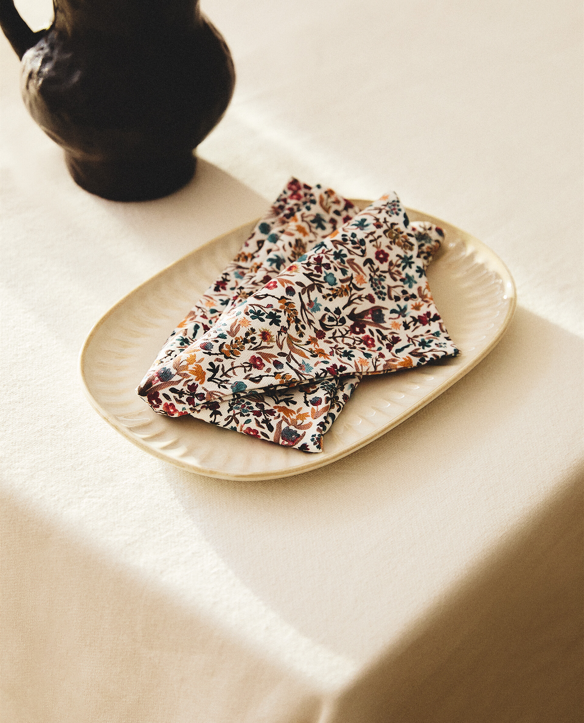 FLORAL PRINT NAPKINS (PACK OF 2) | Zara Home Monaco