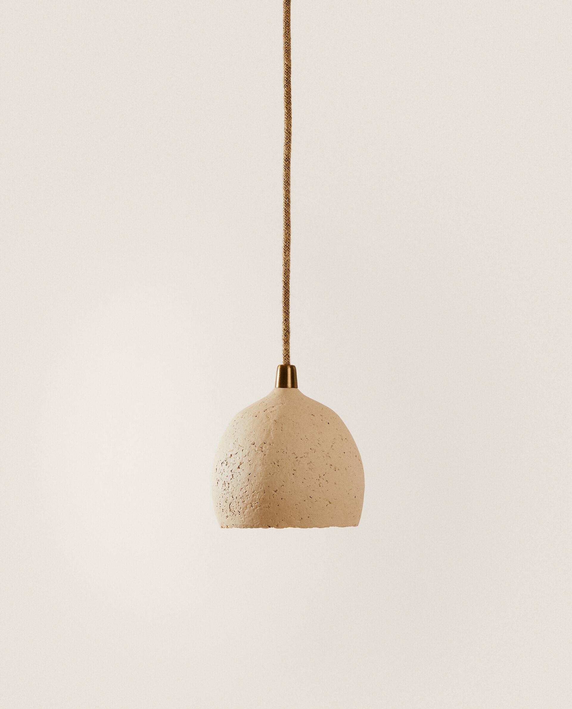 PAPIER-MÂCHÉ CEILING LAMP | Zara Home United States of America