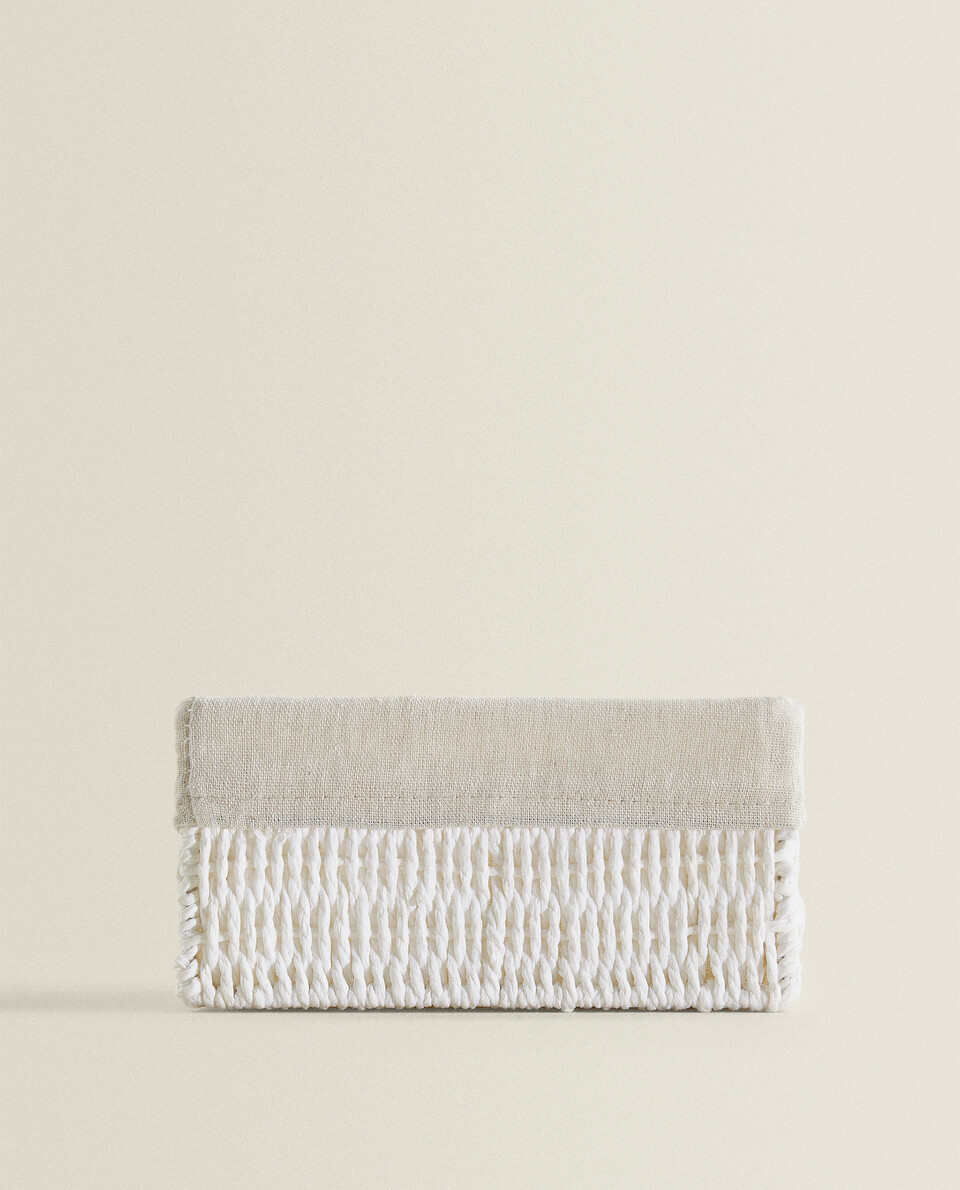 סל מרובע עם בטנת בד | Zara Home ישראל / Israel