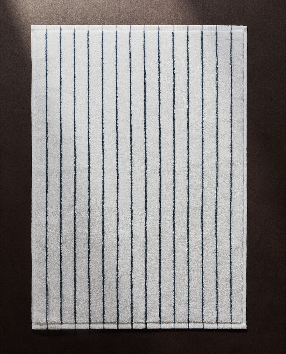 CONTRAST STRIPE BATH MAT | Zara Home United States of America