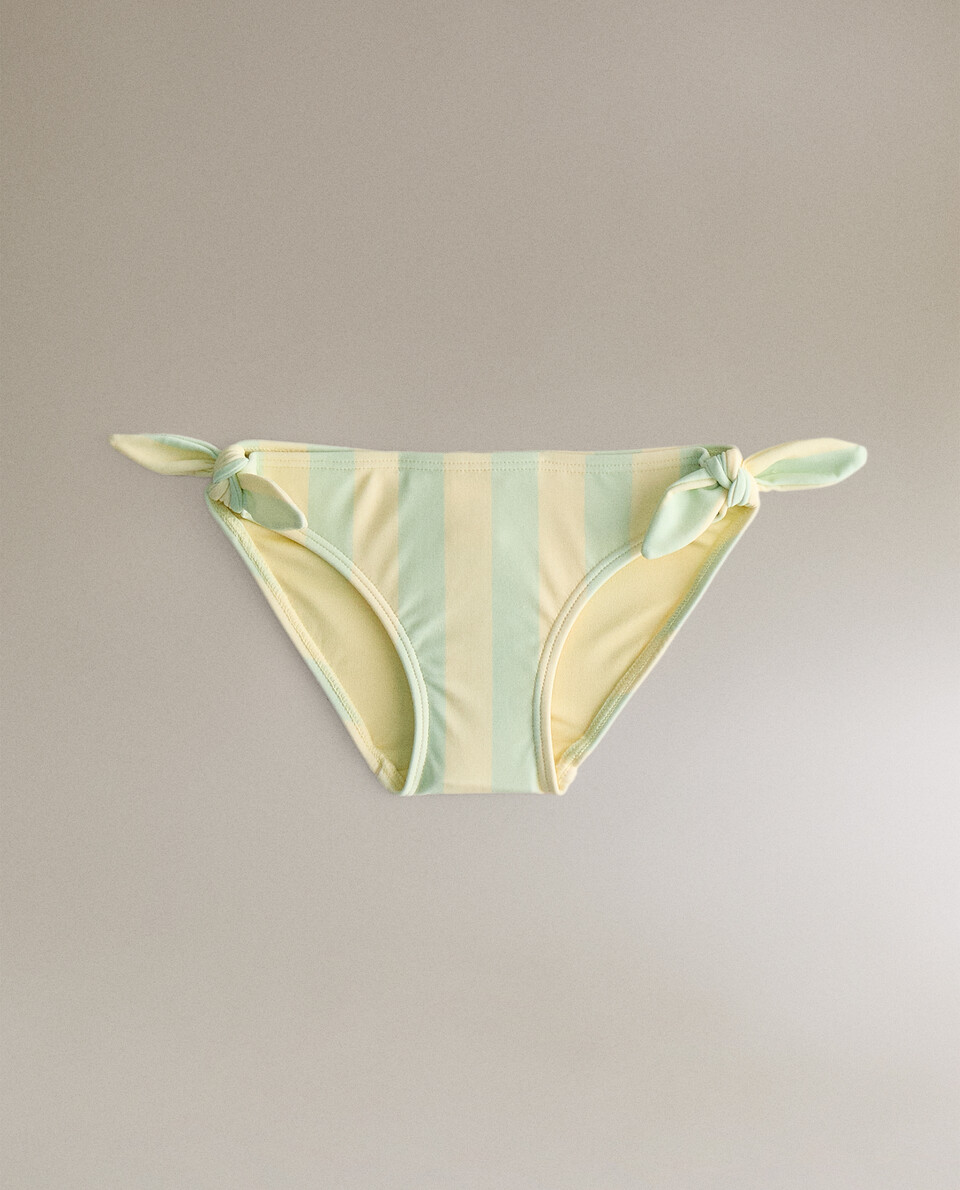 CALCINHA DE PRAIA INFANTIL LISTRADA | Zara Home Brasil