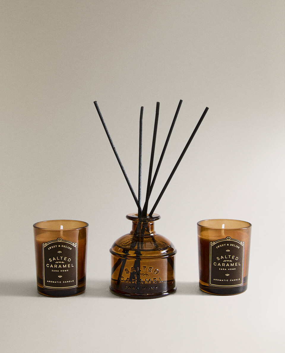SET COFRE REGALO SALTED CARAMEL (SET DE 3) | Zara Home Chile