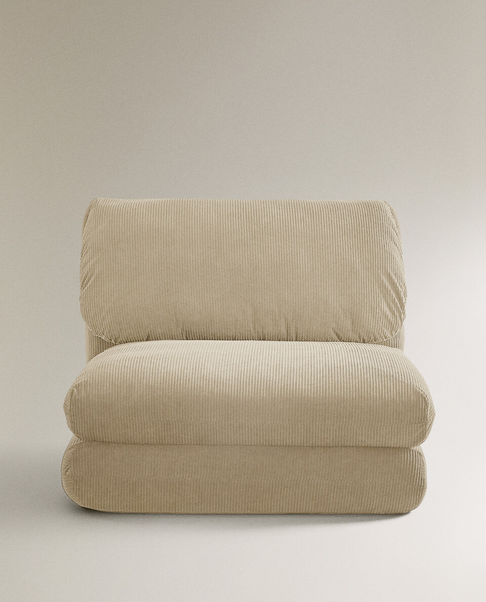 POLTRONA DOBRÁVEL INDIVIDUAL BOMBAZINA - POLTRONAS - MÓVEIS | Zara Home ...