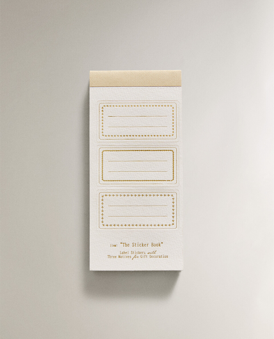 PACK OF CHRISTMAS GIFT TAG STICKERS (PACK OF 20) | Zara Home UAE - ABU ...