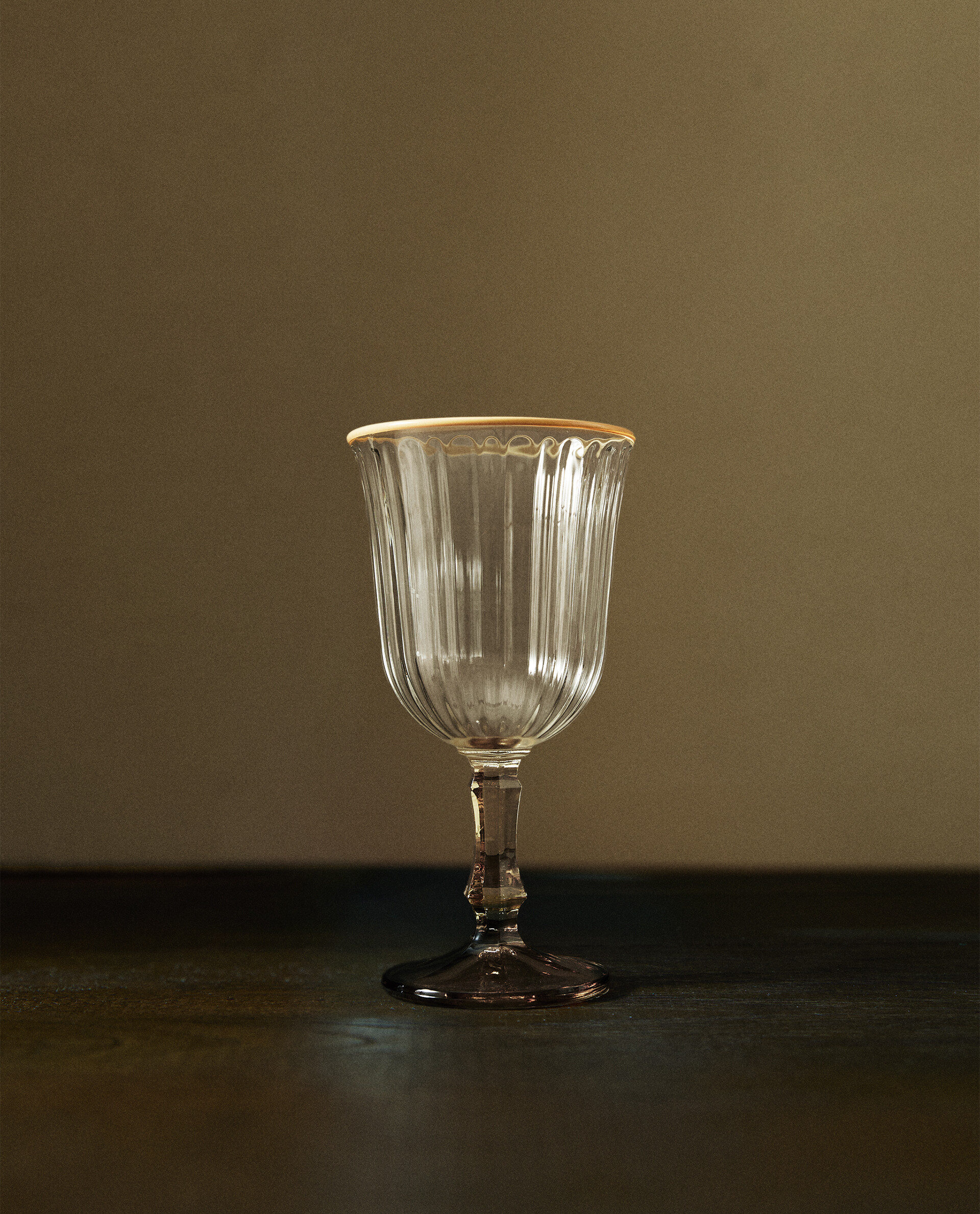 Coloured Rim Wine Glass Zara Home Uae Abu Dhabial Ainras Al Khaimah‎