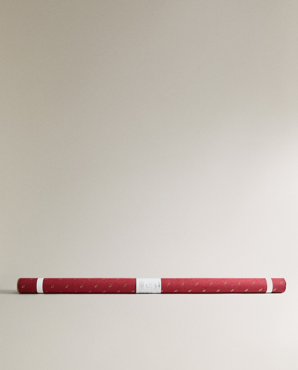 CHRISTMAS LEAF WRAPPING PAPER | Zara Home UAE - ABU DHABI/AL AIN/RAS AL ...