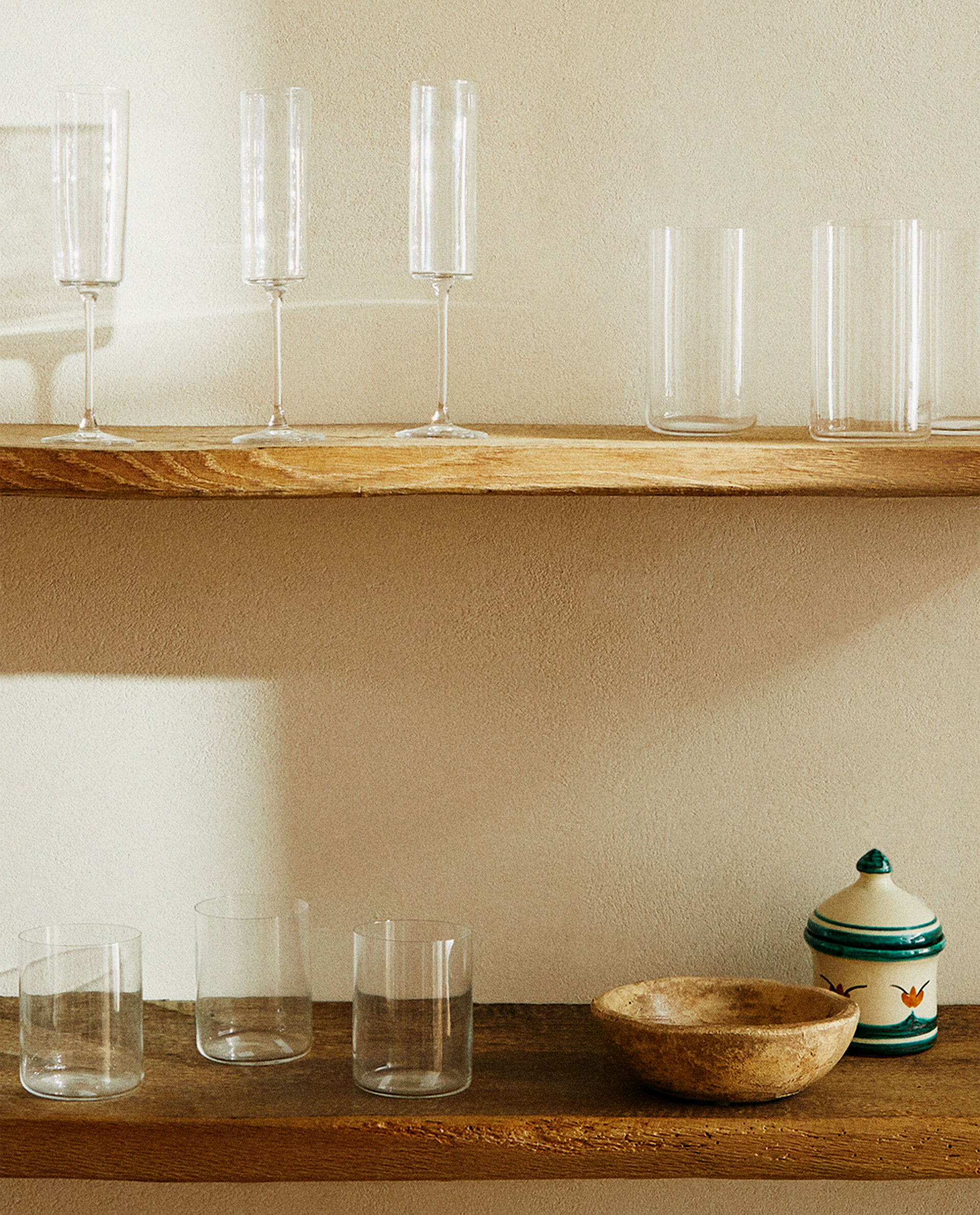 STRAIGHT DESIGN CRYSTALLINE GLASSWARE SET - Sets - GLASSWARE - DINING ...