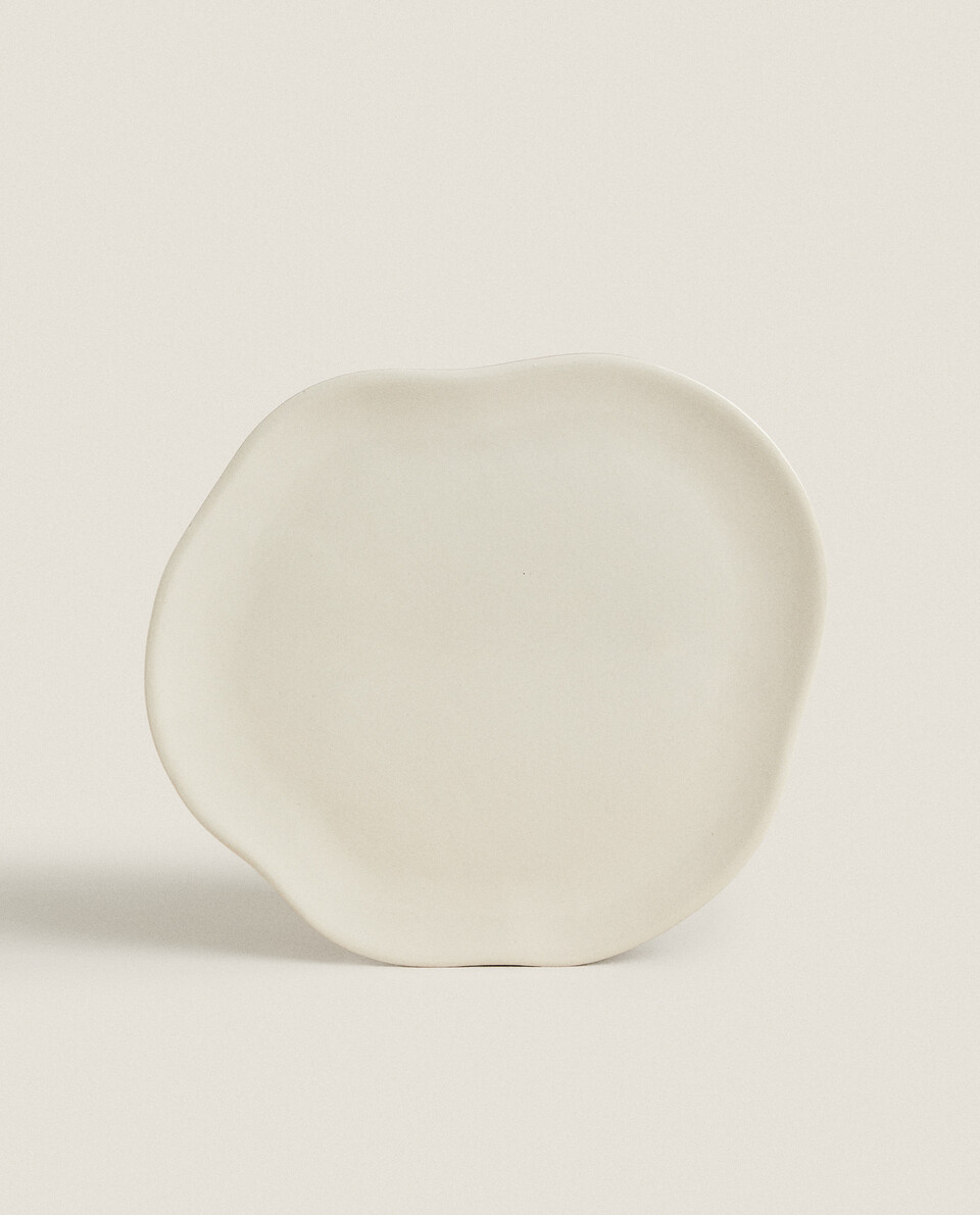 IRREGULAR STONEWARE DINNER PLATE | Zara Home United Kingdom