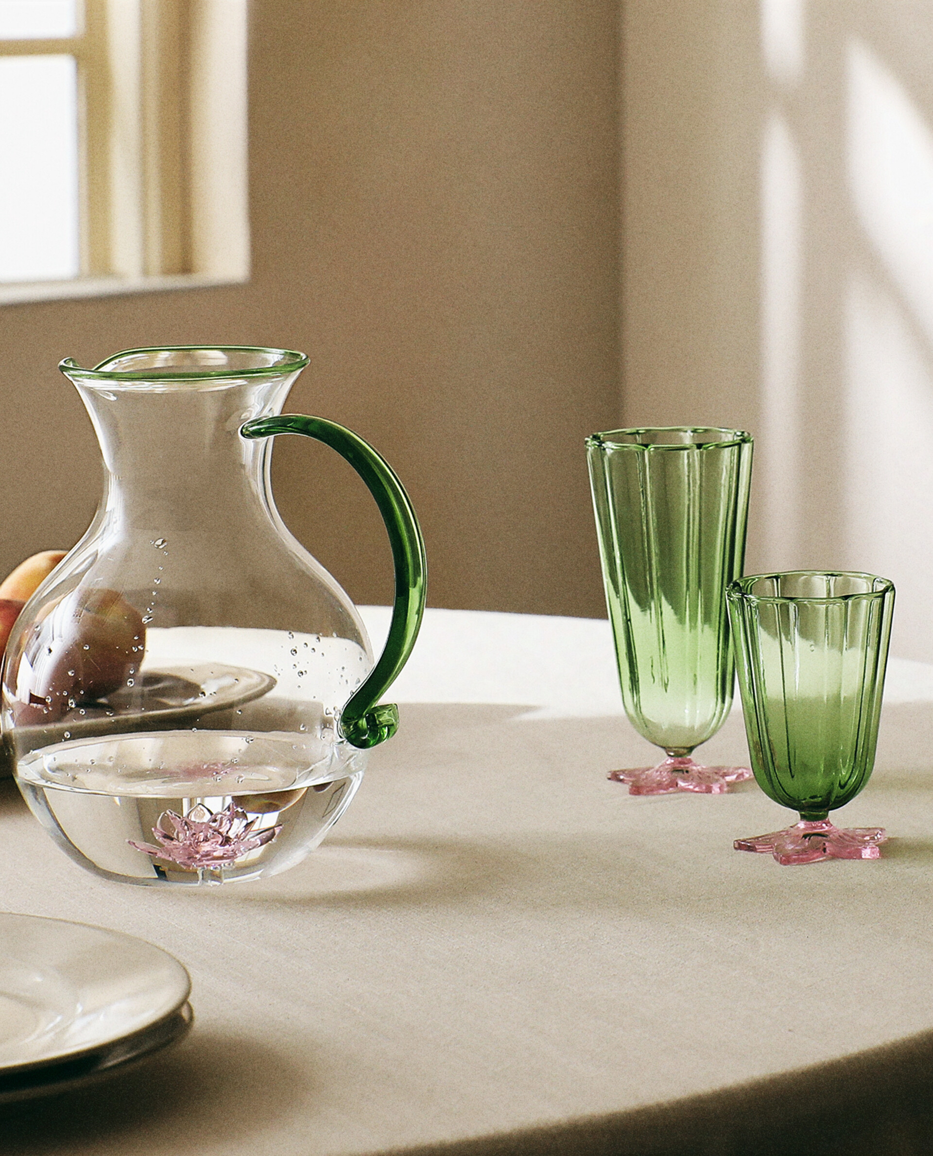 FLORAL BOROSILICATE GLASSWARE SET - Sets - GLASSWARE - DINING | Zara ...