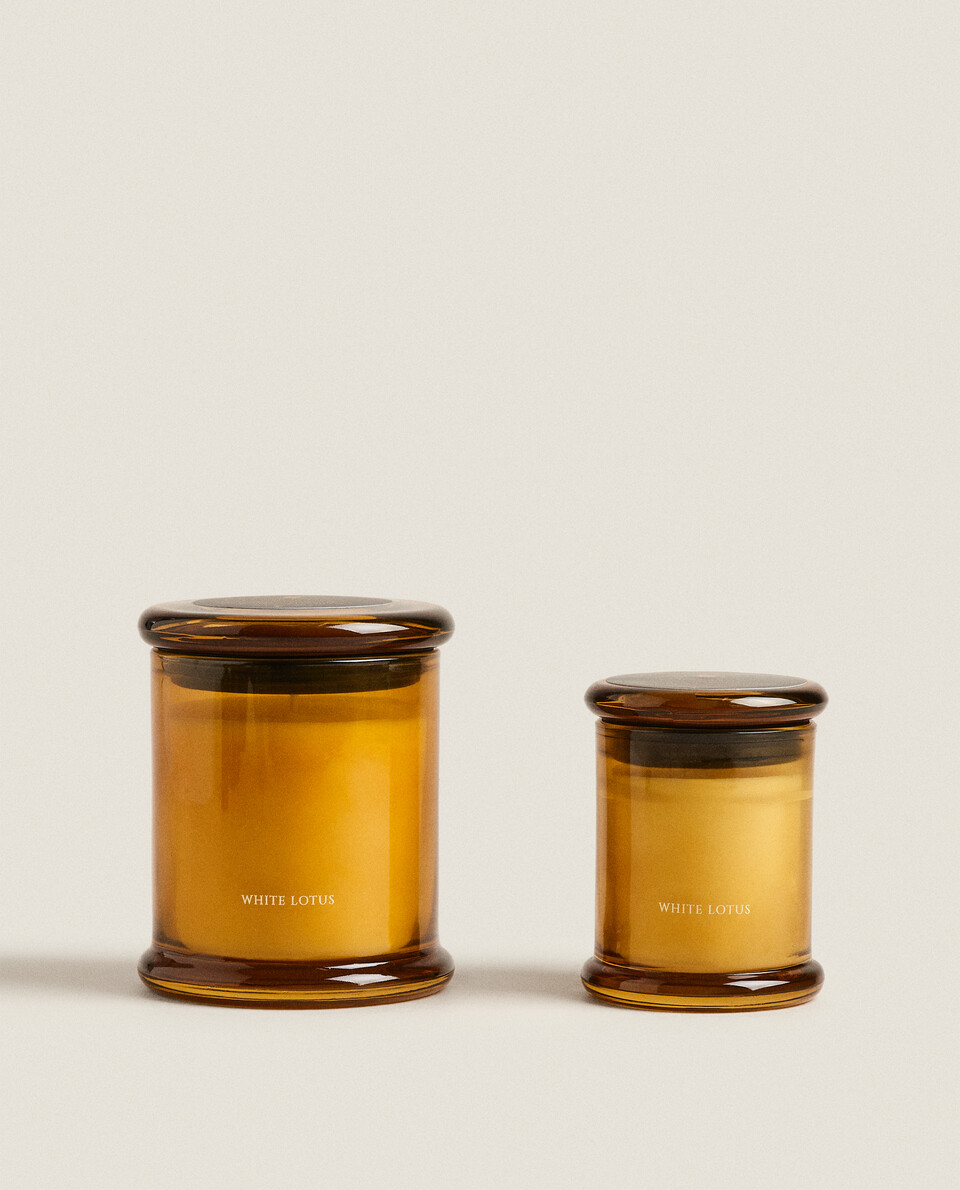 WHITE LOTUS SCENTED CANDLES | Zara Home United Kingdom