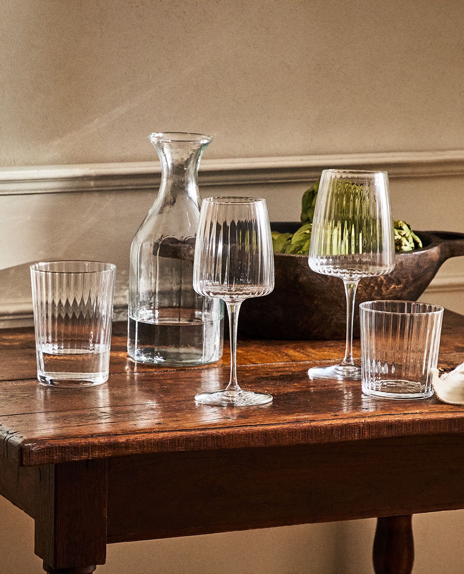 Glassware Set With Lines Sets Glassware Dining Zara Home United