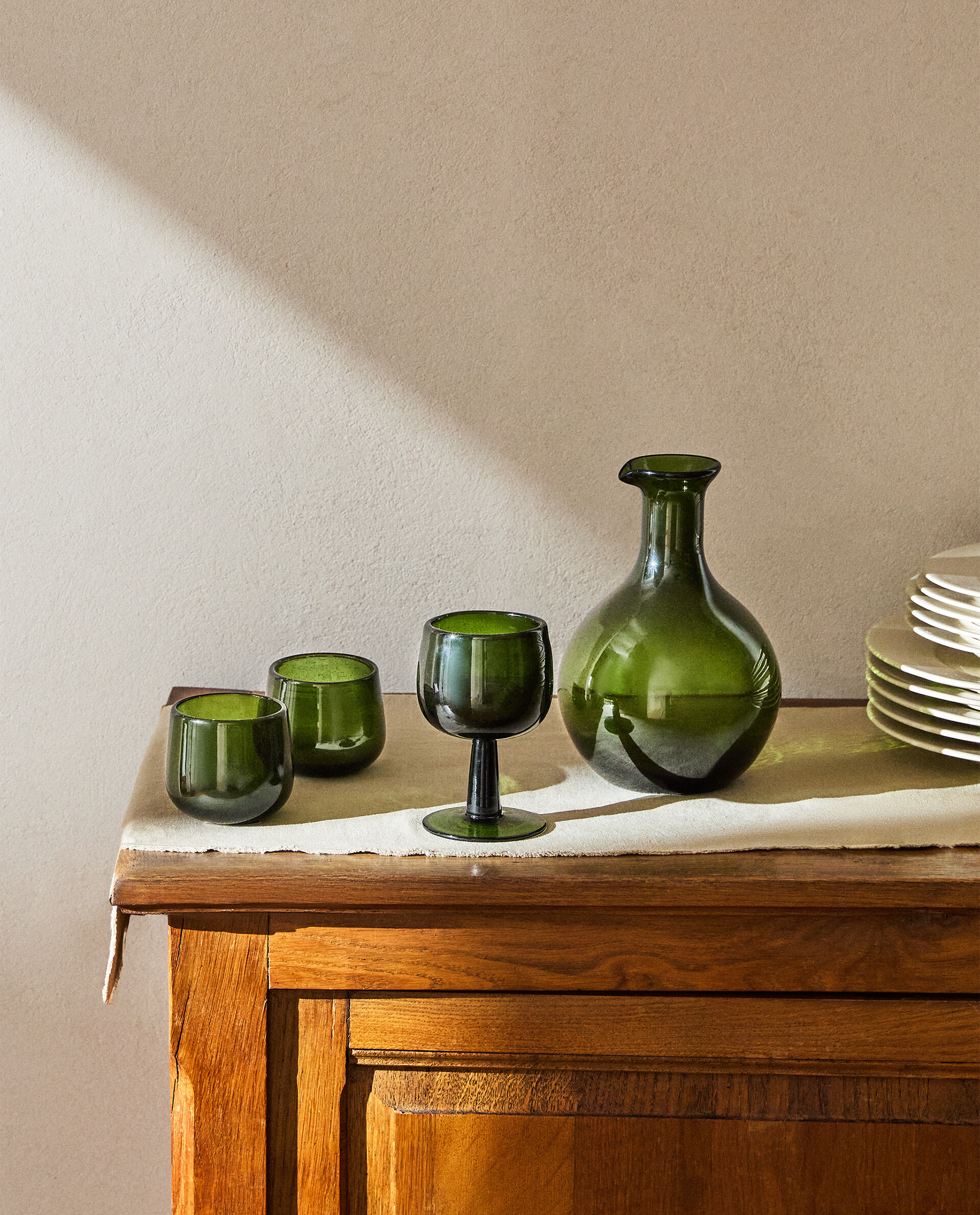 BUBBLE-EFFECT GLASSWARE SET | Zara Home 日本/Japan