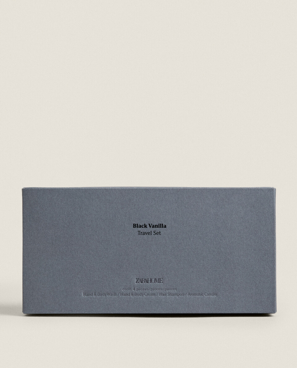BLACK VANILLA TRAVEL SET | Zara Home United Kingdom