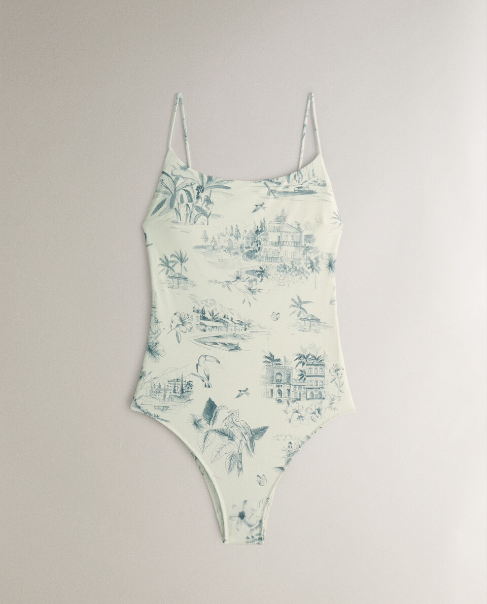 TOILE DE JOUY BEACH SWIMSUIT | Zara Home UAE - ABU DHABI/AL AIN/RAS AL ...