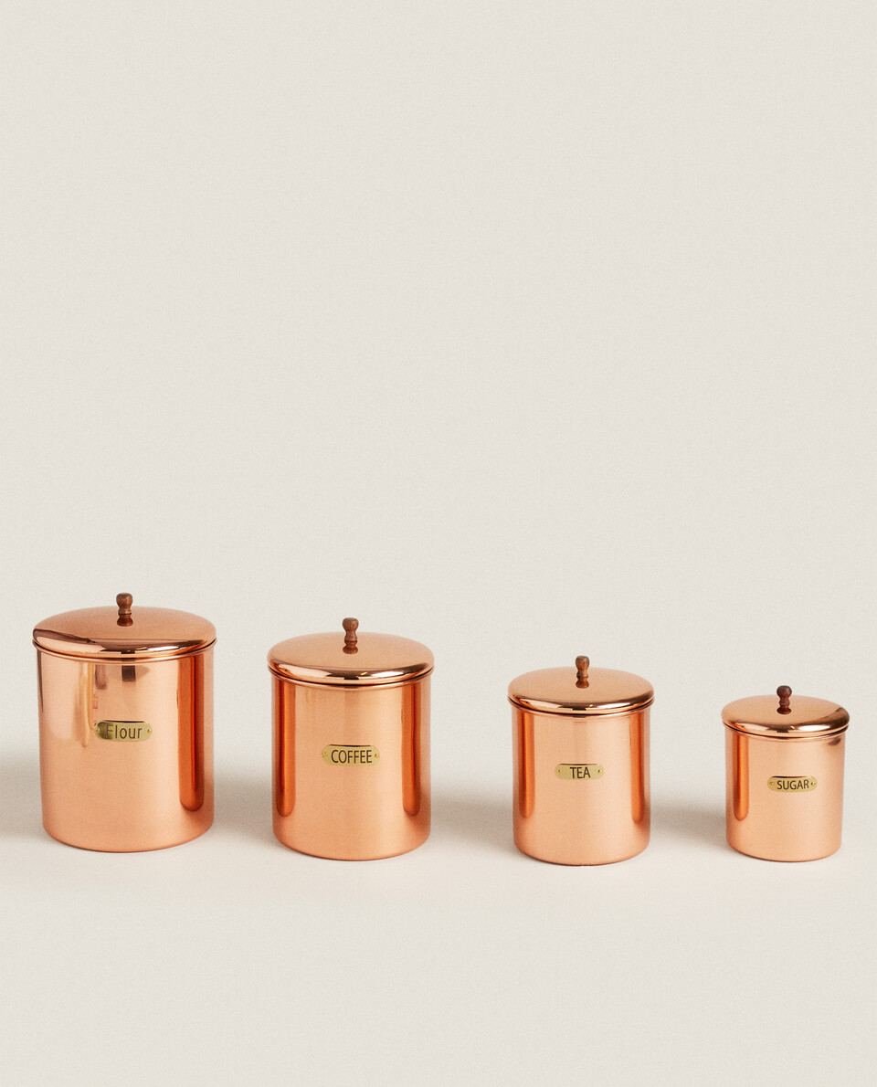 COPPER STORAGE JAR | Zara Home United States of America COPPER STORAGE JAR | Zara Home United States of America