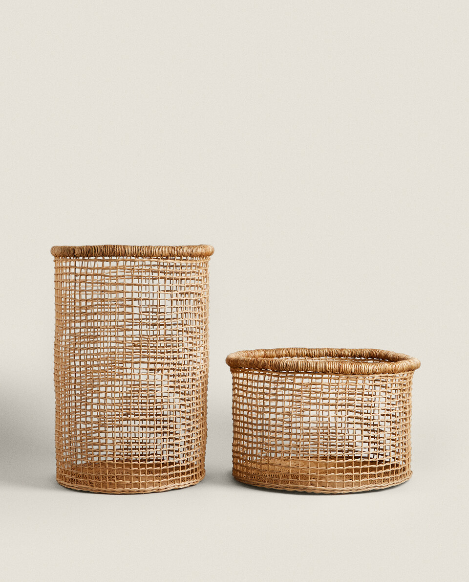 ROTANGO IR PALMIŲ LAPŲ PINTINĖ | Zara Home Lietuvos