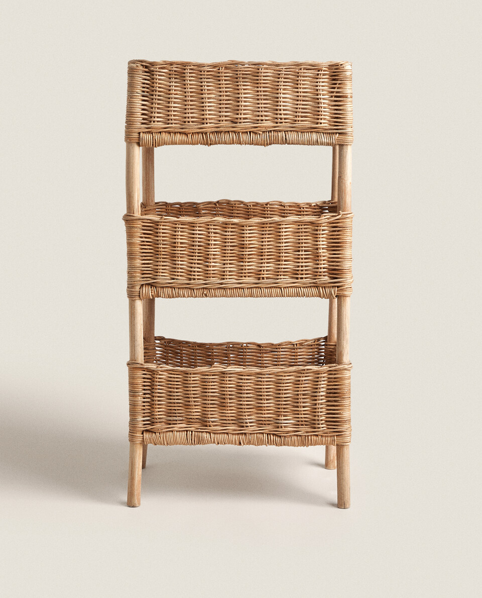 RATTAN STORAGE RACK | Zara Home United Kingdom