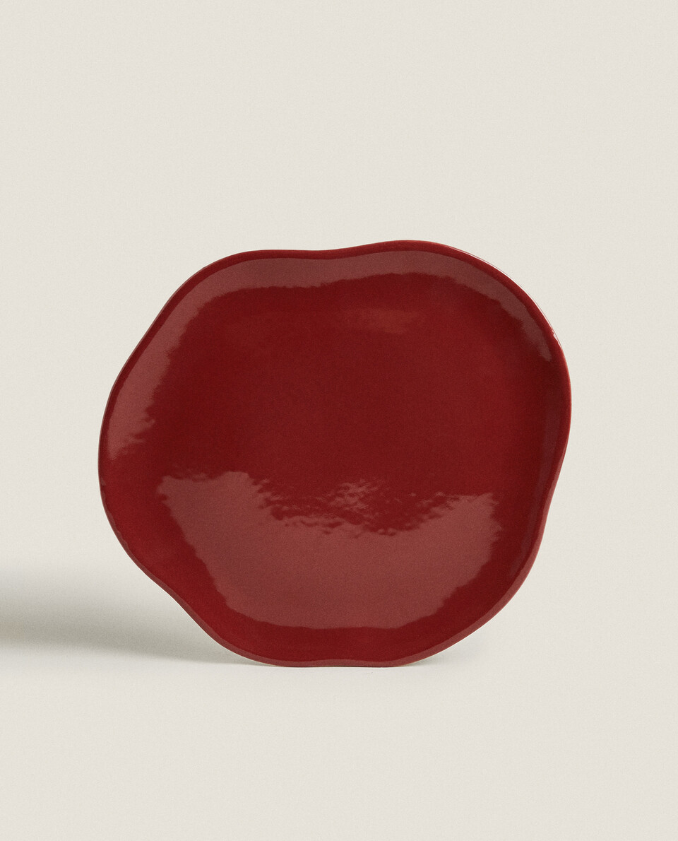 IRREGULAR STONEWARE DINNER PLATE | Zara Home United Kingdom